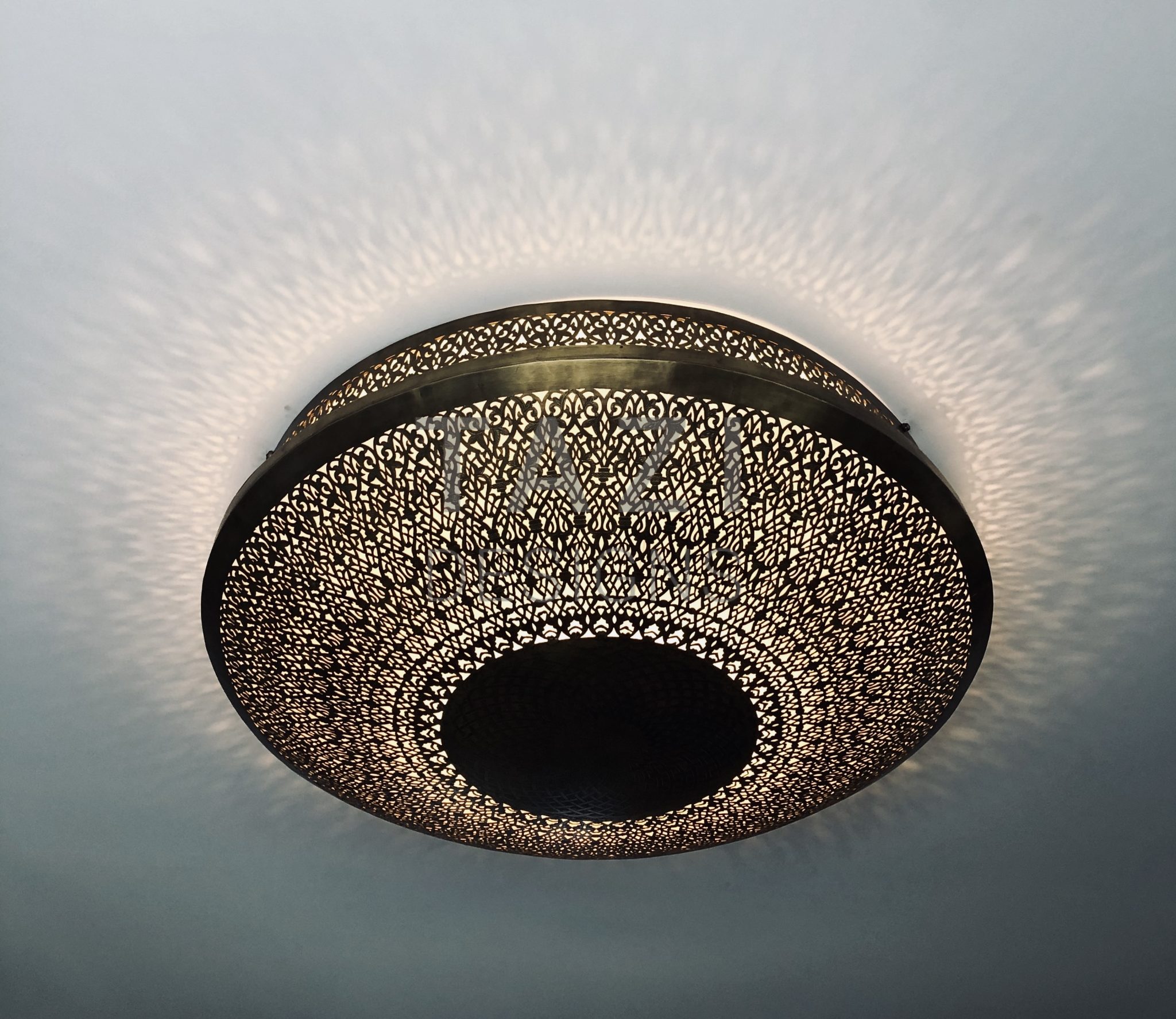 Moroccan Flush Mount Ceiling Light