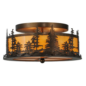 Rustic Flush Mount Ceiling Light: Elevate Your Home with Timeless Charm